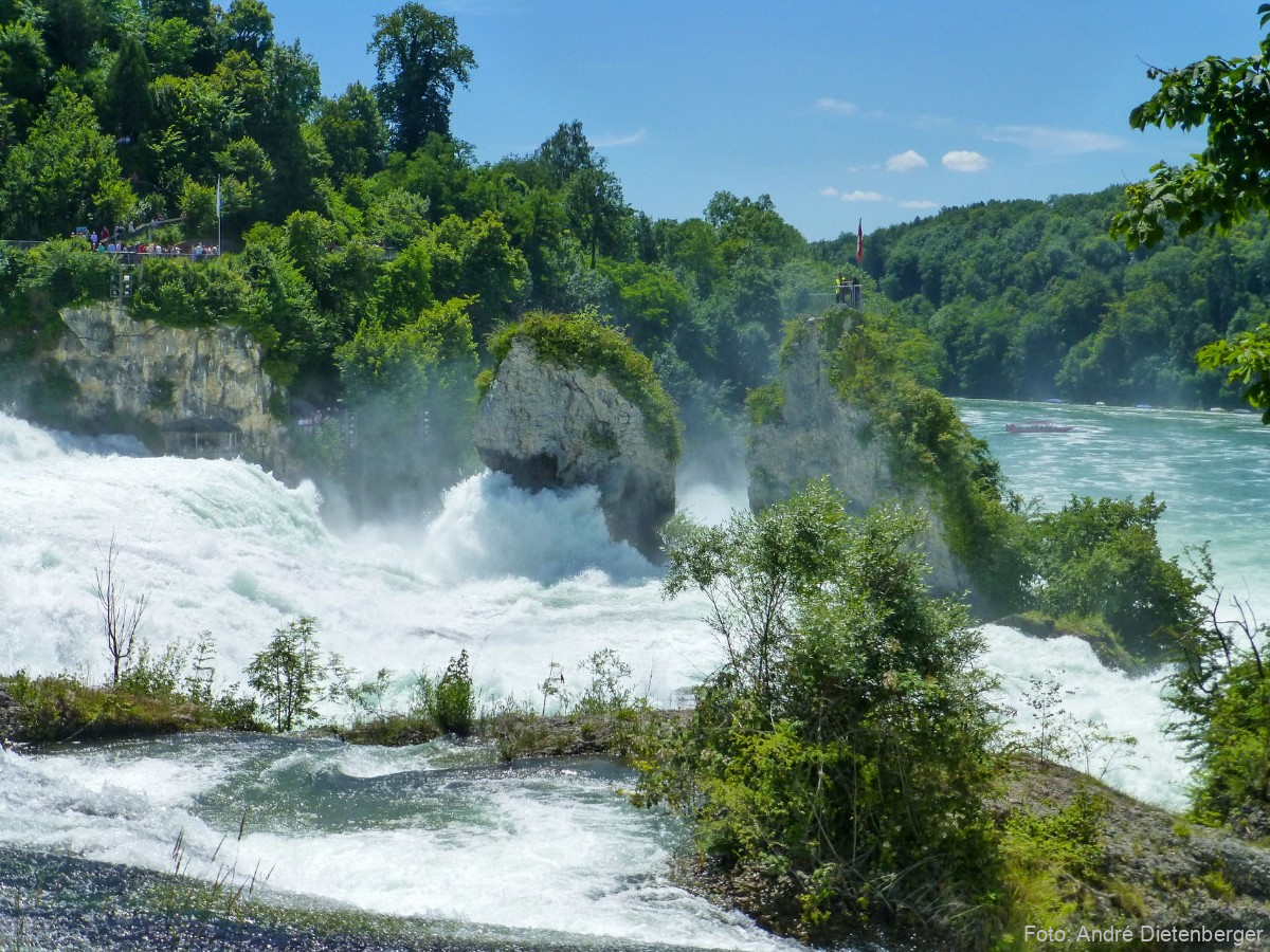 Der Rheinfall – Europas größter Wasserfall (Rhine Falls) - Reise Blögle